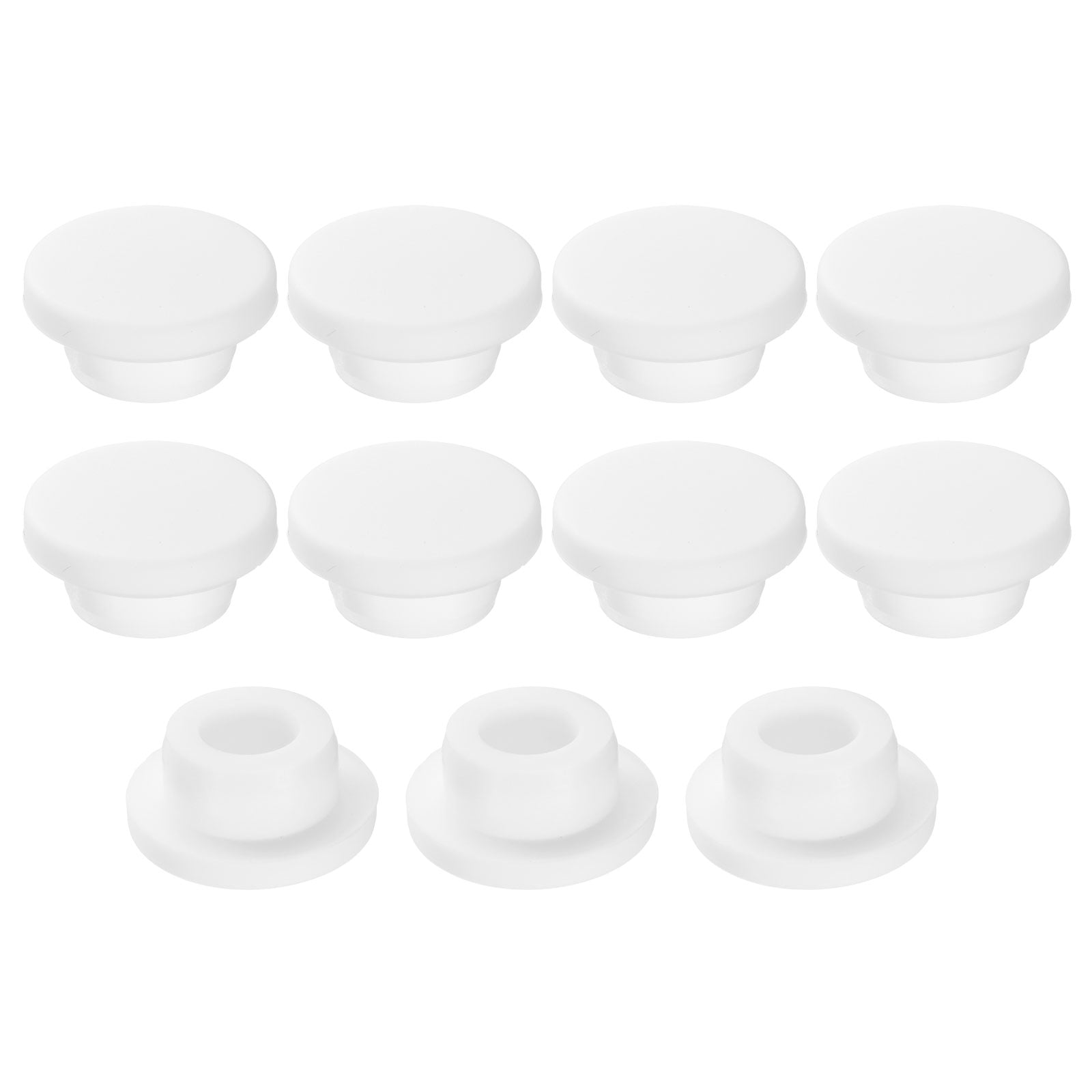 11Pcs Silicone Hole Plug, Waterproof Round Rubber Stoppers Bottle Seal ...