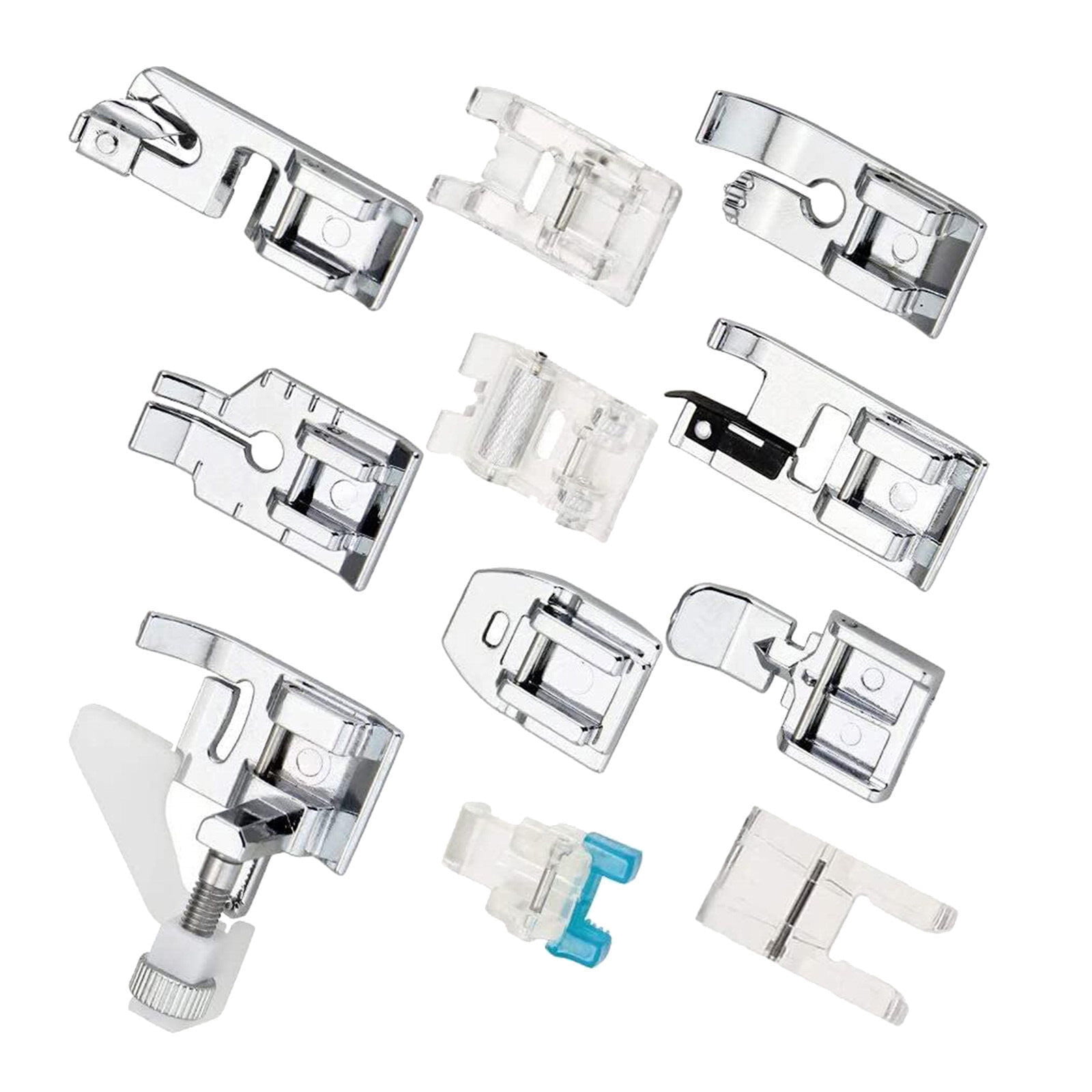 11Pcs Snap-On Sewing Machine Foot Set Practical Design for Household ...