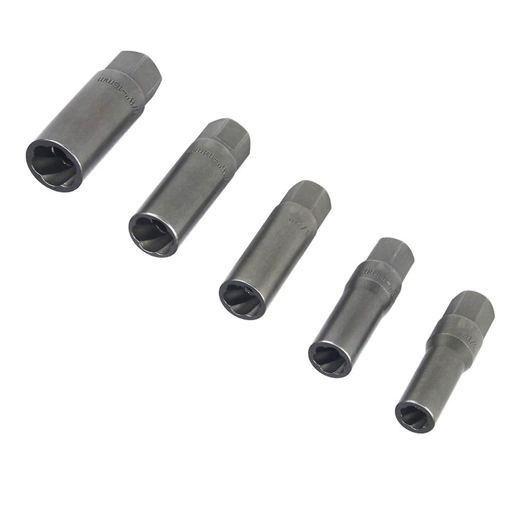 11Pcs Socket Wrench Locking Wheel Nut Bolt Stud Extractor Remover 3/8In ...