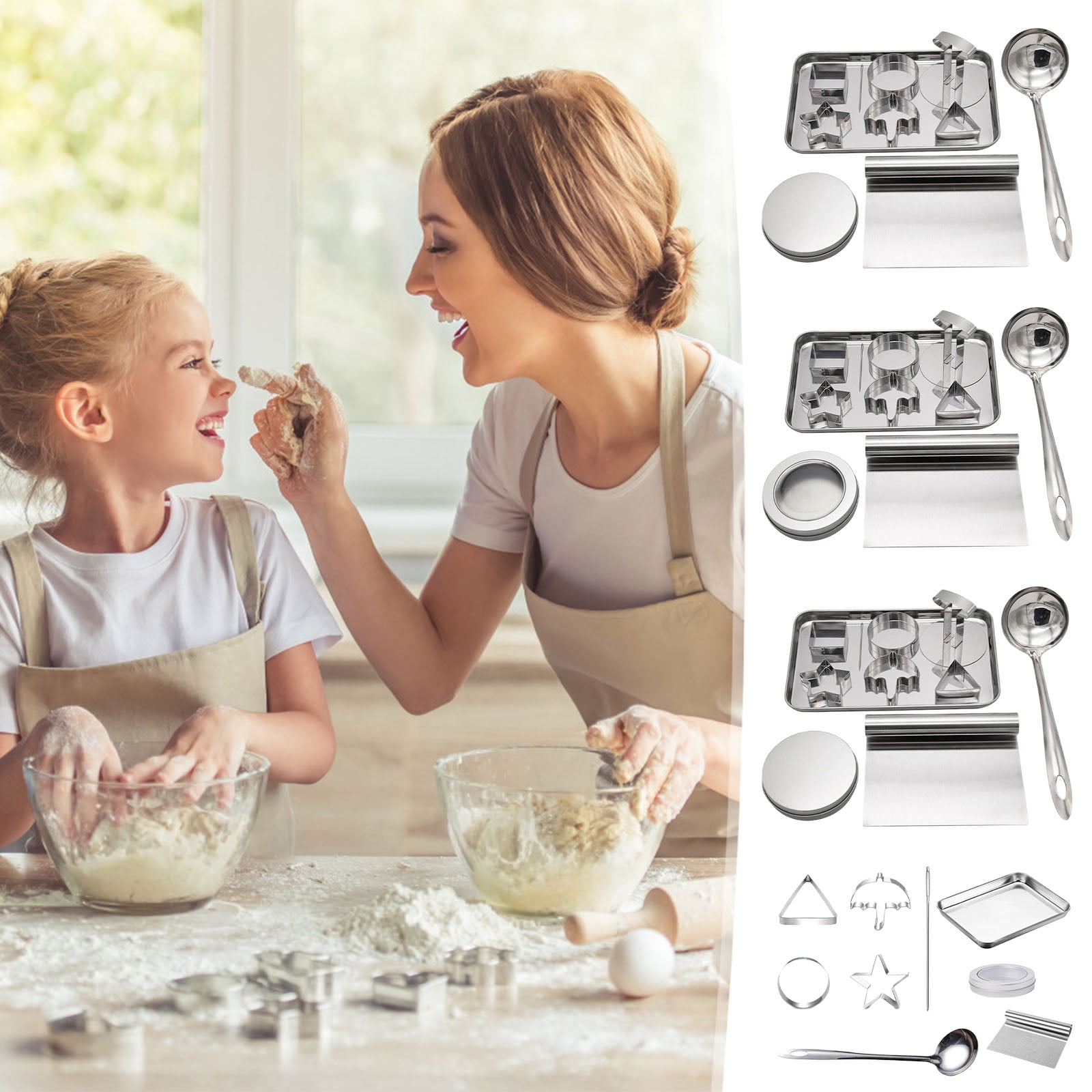 11Pcs Squids Game Cookies, Sugar Candy Making Tools, Stainless Steel ...