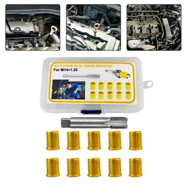 Zerodis Thread Repair Kit,60pcs Stainless Steel Thread Repair Kit M3 M4 ...