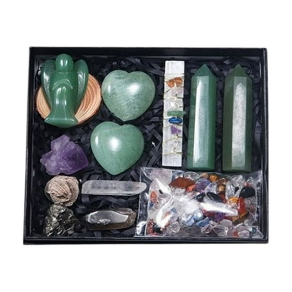 11Pieces Natural Crystal Raws Heal Stones Energy Gemstones For ...