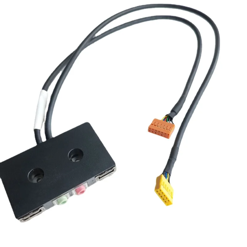 11Pin 2-Port USB 2.0 13Pin AC97 HD AUDIO MIC Board Front I/O Panel for ...