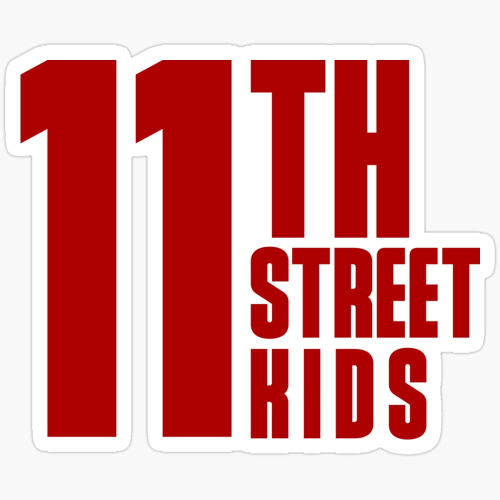 11Th Street Kids Sticker Phone Decal Water Bottle Stickers Car Decals ...