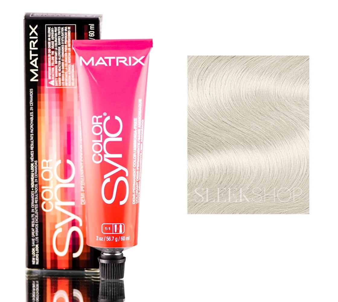 11V - Extra Light Blonde Plus Violet , Matrix SoColor Sync Demi Pre ...