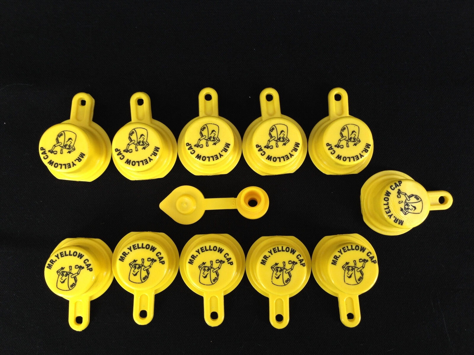 11X BLITZ Yellow Spout Caps for gas can spouts 900302 900092 900094 ...