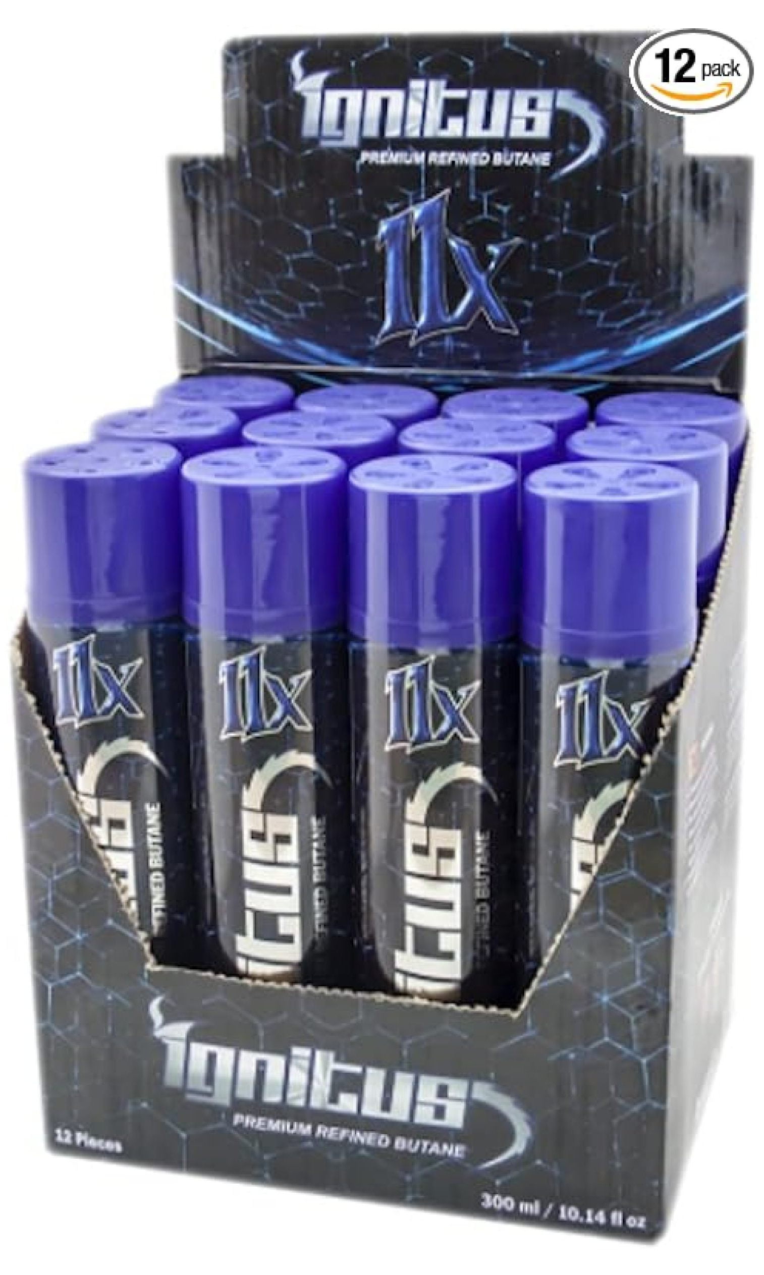 11X Refined Butane Fuel - 300ml Cans, 12 Pack - High Purity Butane for ...