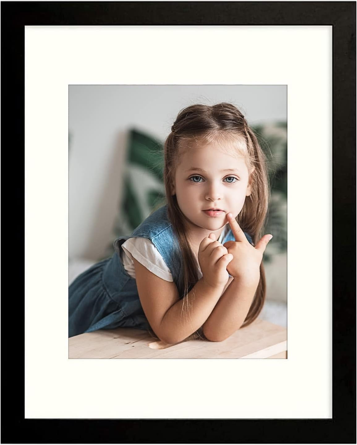 11X14 Inch Picture Frame Set Of 1, Display 8X10 Photo With Ivory Color ...