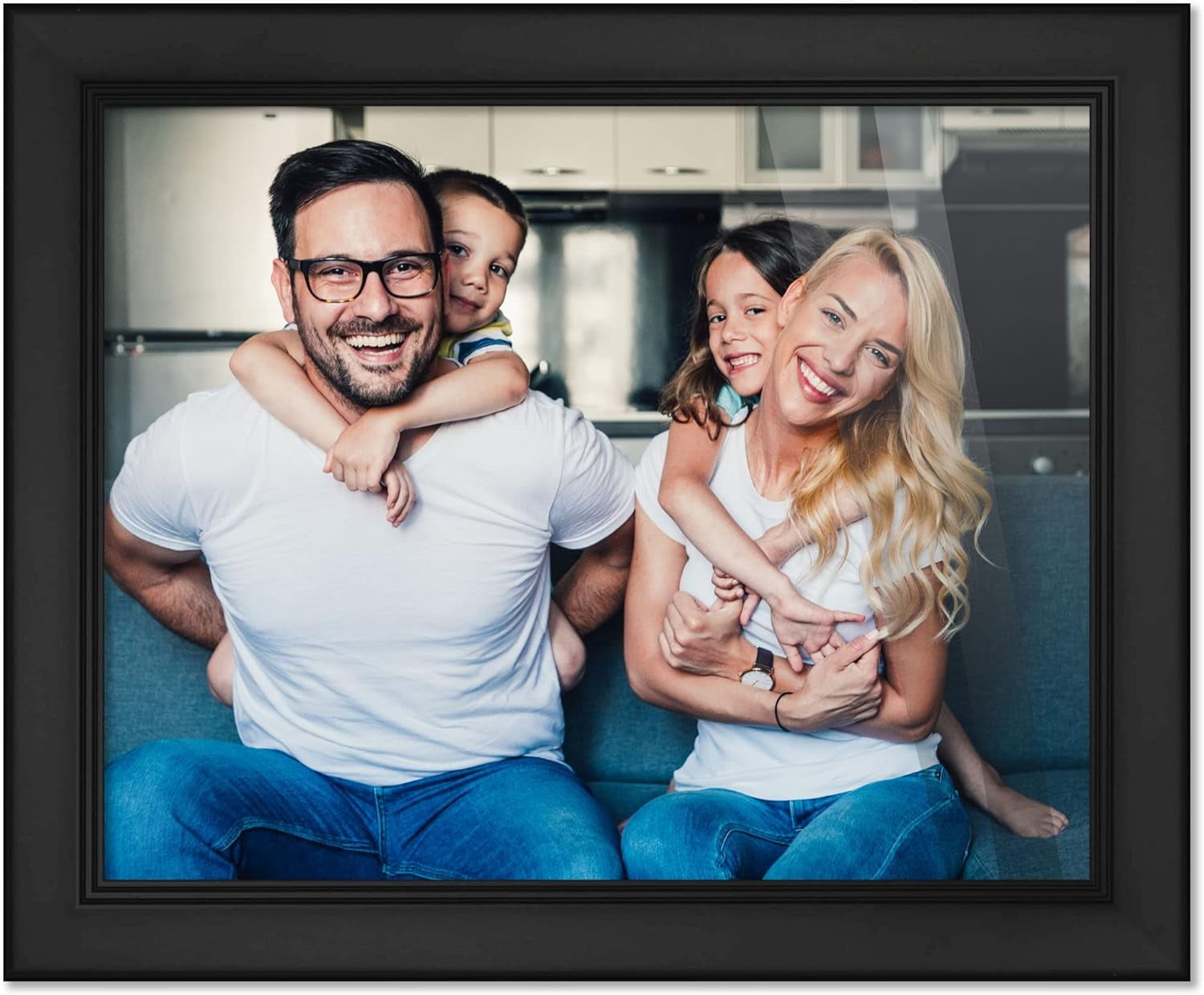 11X22 Frame Black Picture Frame - Complete Modern Photo Frame Includes ...