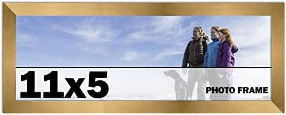 11X5 Frame Bronze Picture Frame - Modern Photo Frame Includes UV Guard ...