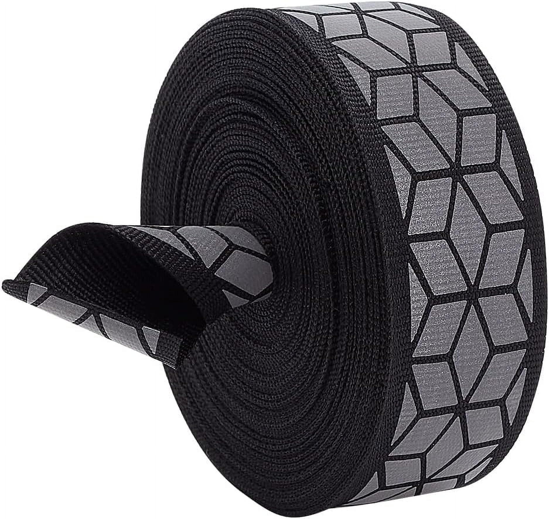 11Yard 1inch Wide Geometric Print Silver Sew On Reflective Ribbon Tape ...