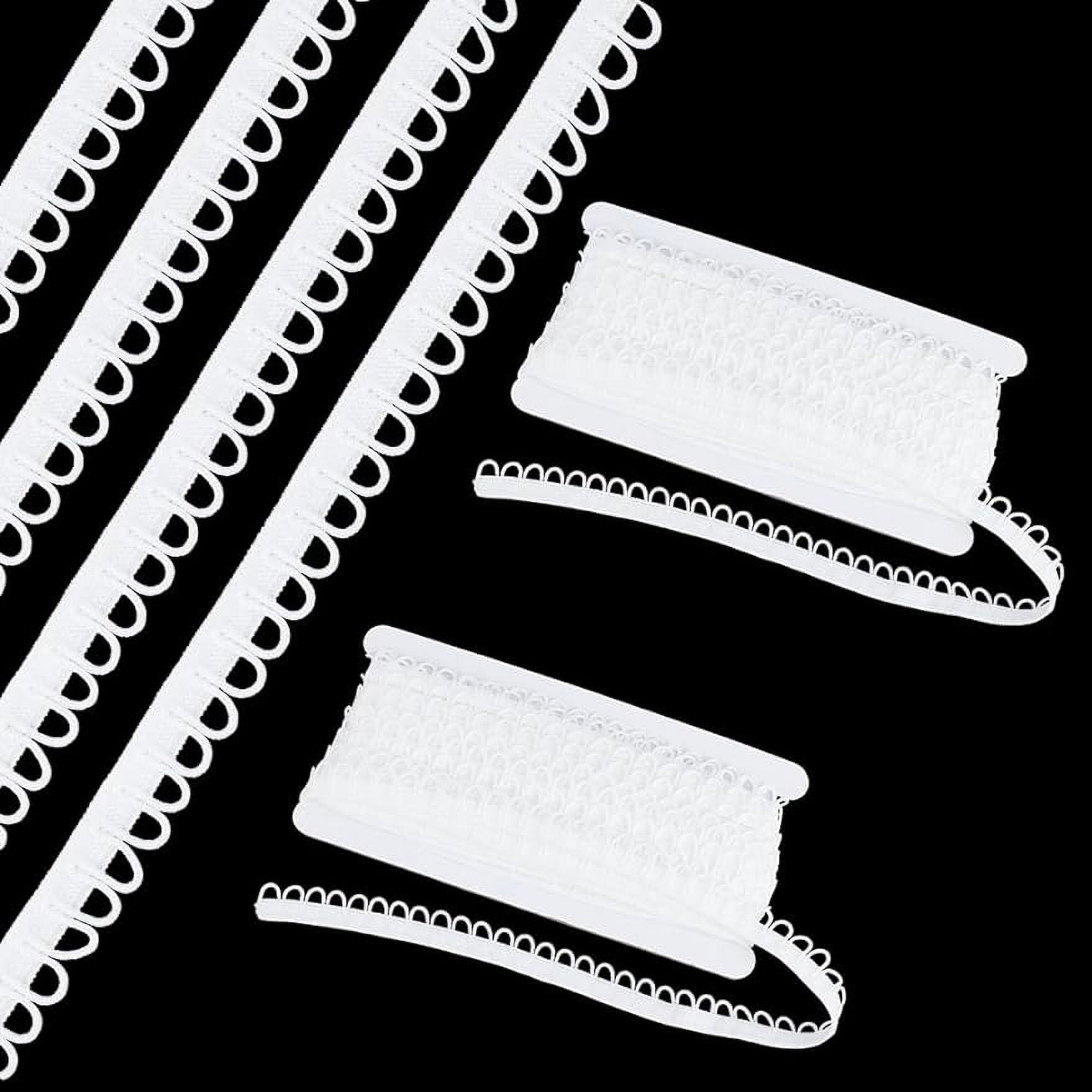 11Yards White Gimp Braid Trim with Elastic Button Loop Upholstery Trim ...