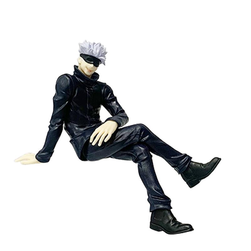 11cm 14cm Sitting Satoru Gojo Figure With Chair Break Time Collection ...