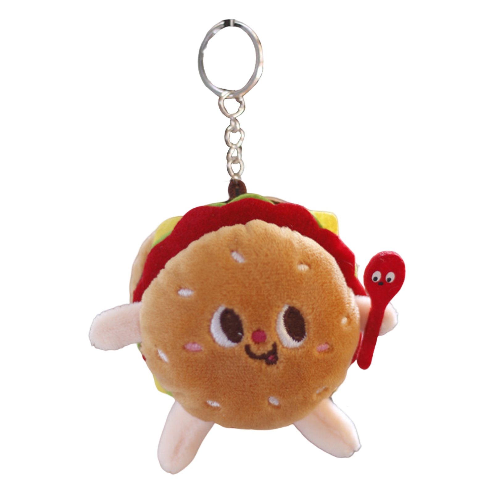 11cm Plush Doll Pendant Lovely Hamburger French Fries Fast Food Plush ...