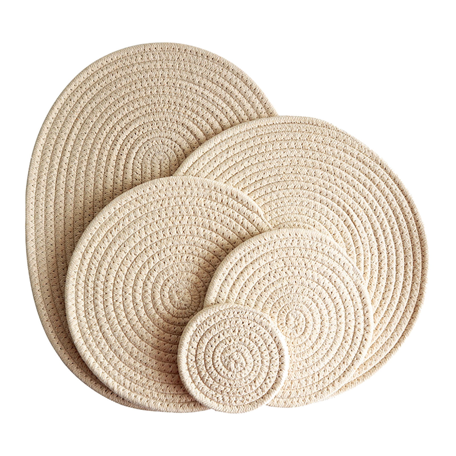 11cm Trivet Mats Set for Hot Dishes, Resistant Pot Holders Kitchen ...