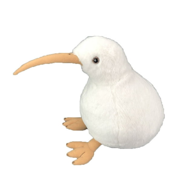 11inch/28cm Kiwi Bird Plush Toy, Stuffed Animal Furry Plushie Doll, Soft Fluffy Like Real Bird ...