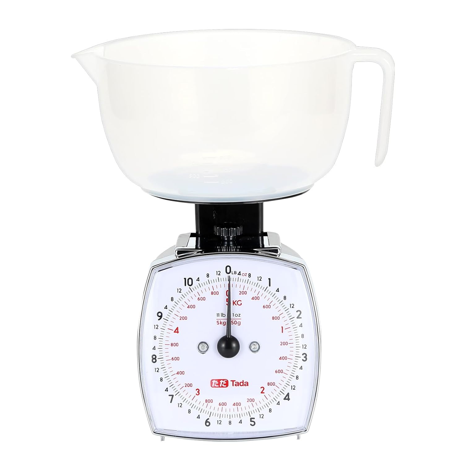 11lb Analog Food Scale Mechanical Dial Kitchen Scale, Removable ...