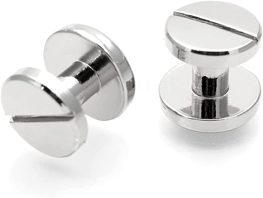 11mm Chicago Screw Rivets Flat Cap Screw Posts Stud for Bags Belts ...