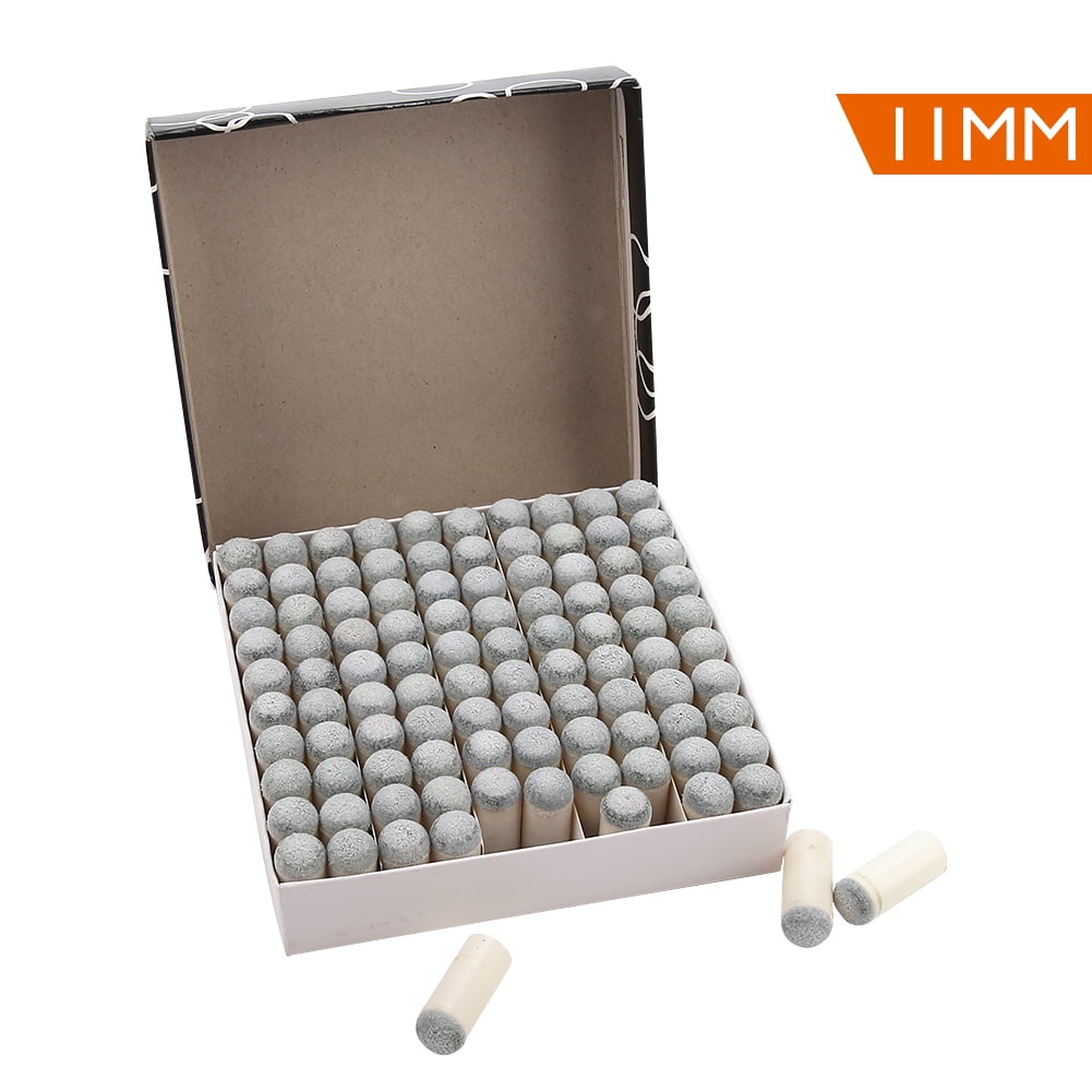 11mm Slip-On Pool Cue Tips - Billiard Club Head Tip Replacement for ...