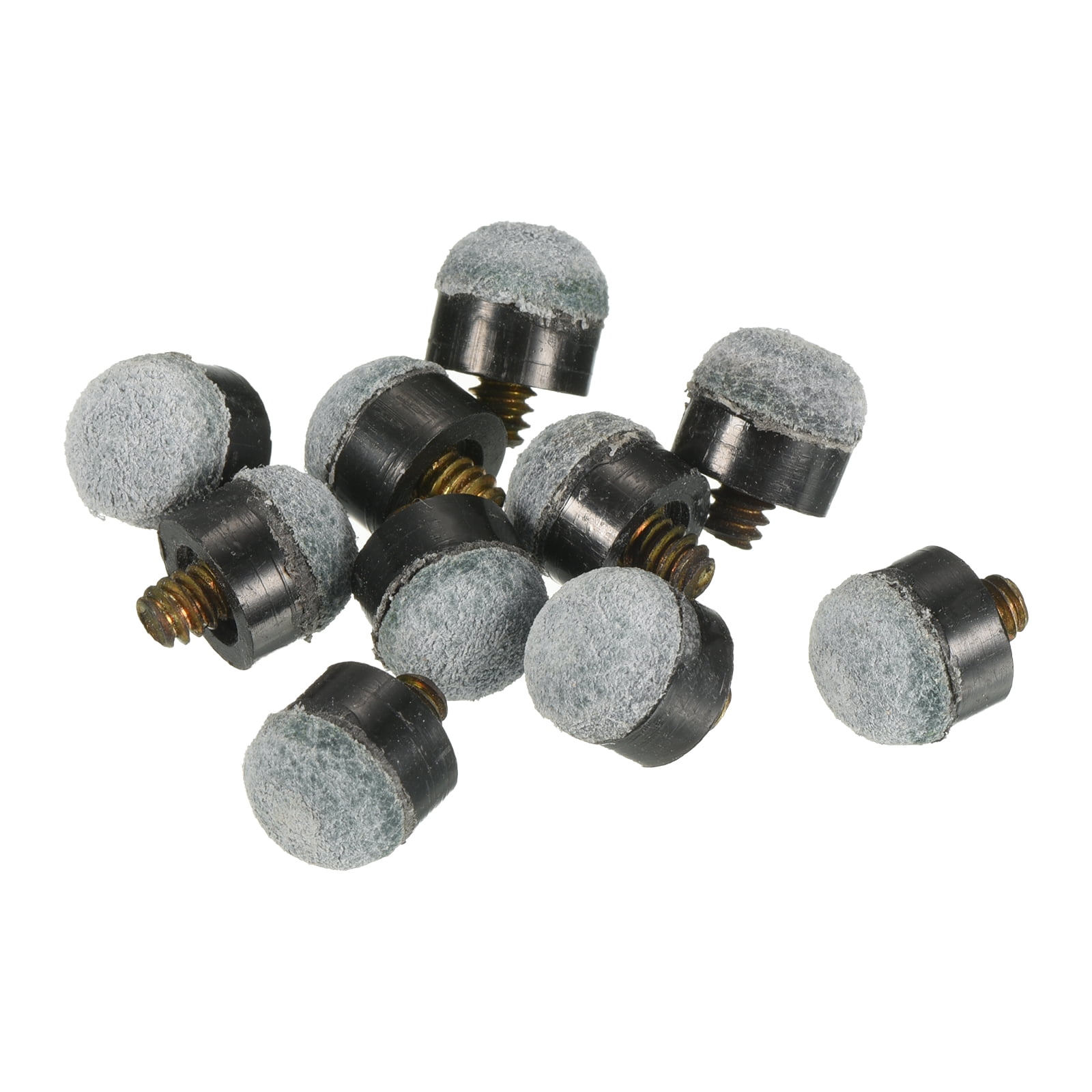 11mm Soft Screw-On Pool Cue Tips Replacement Billiard Pool Cue Stick ...