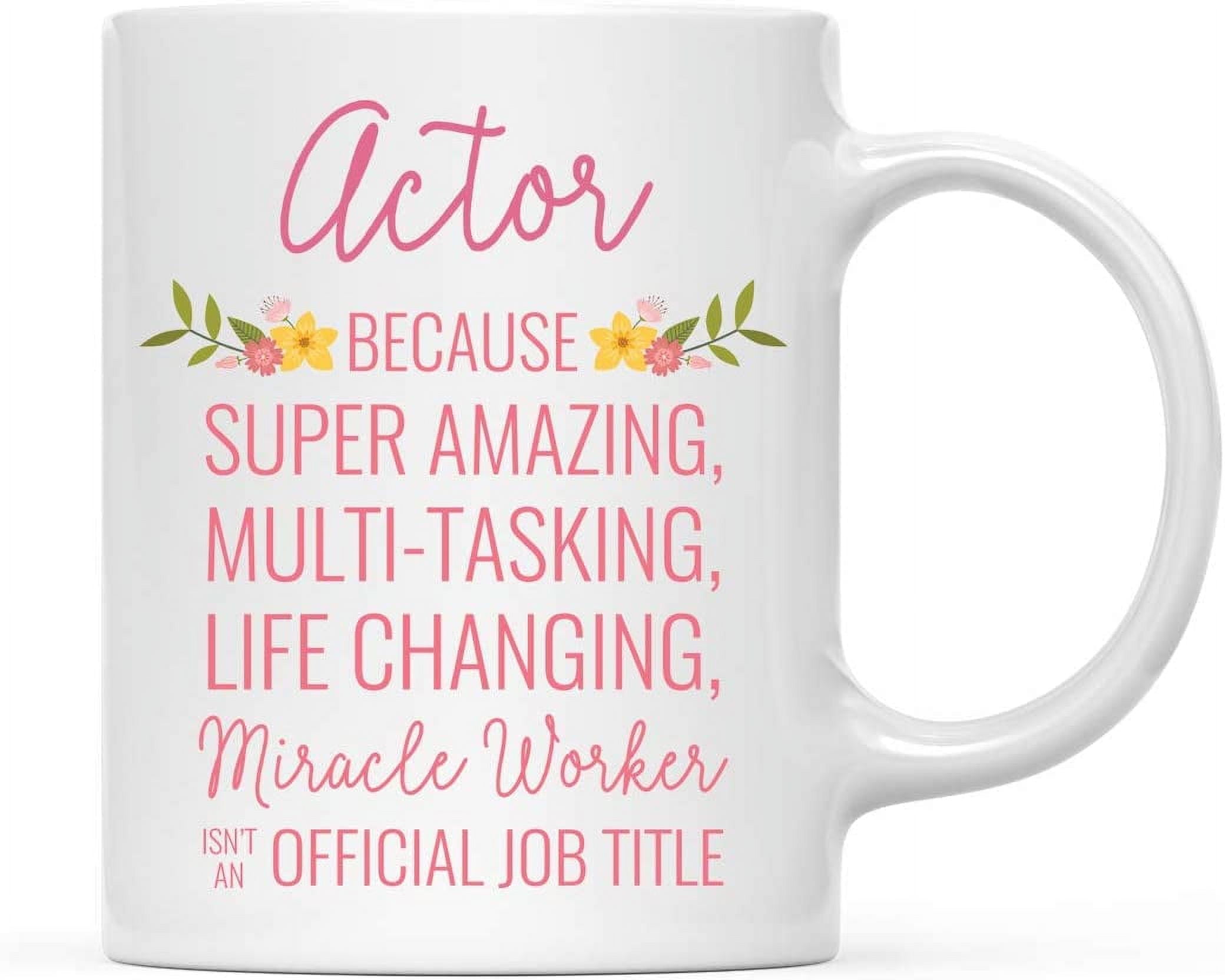 11oz. Coffee Mug Gift for Women, Aerospace Engineer Because Super Amazing Life Changing Miracle ...