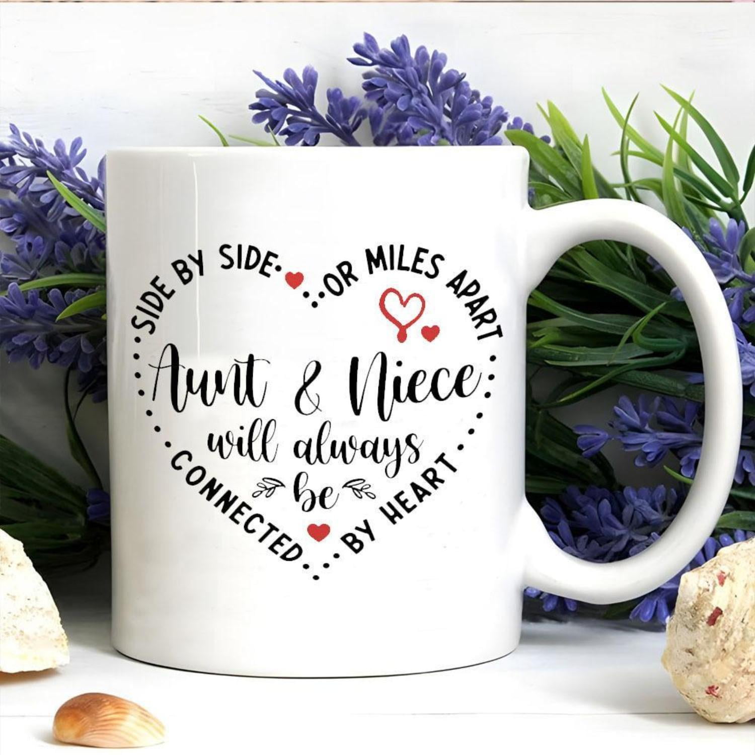 11oz Heartfelt Ceramic Travel Mug Aunts and Nieces Aunt Niece ...