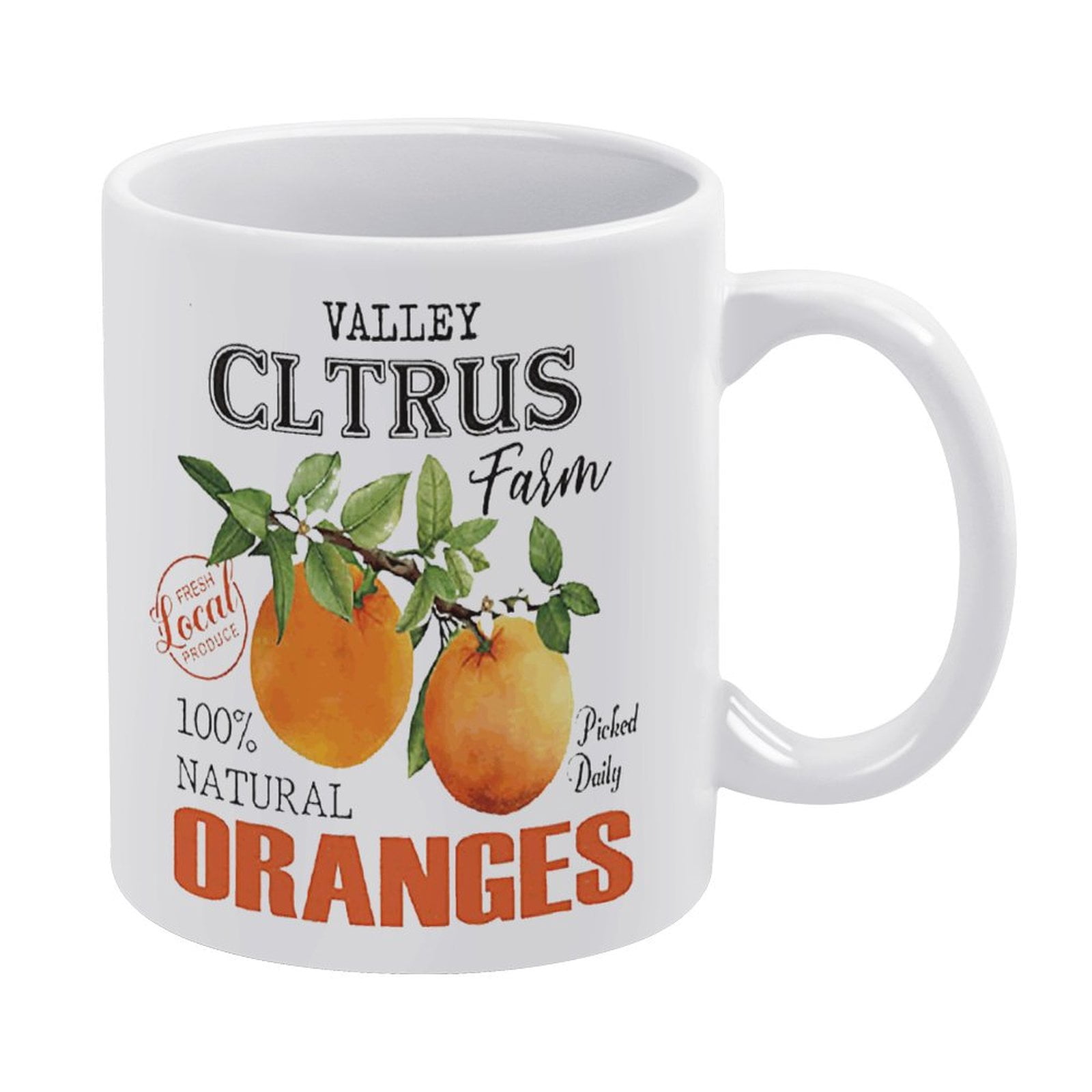 11oz Mug Farm Fresh Oranges Farm Oranges Farm Summer Coffee Ceramic ...
