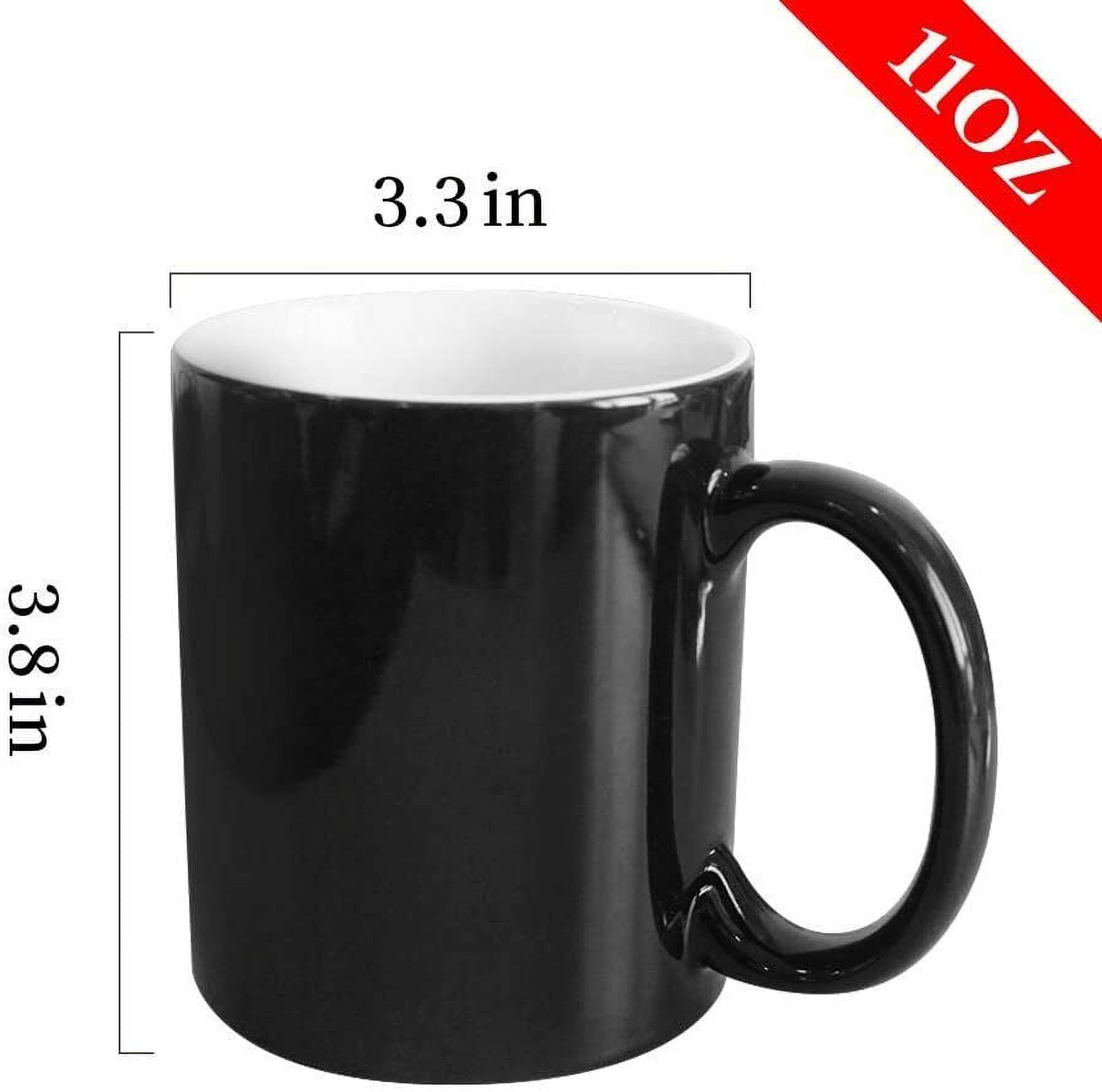 11oz Plain Matte Magic Color Changing by Temperature Sublimation Mugs ...