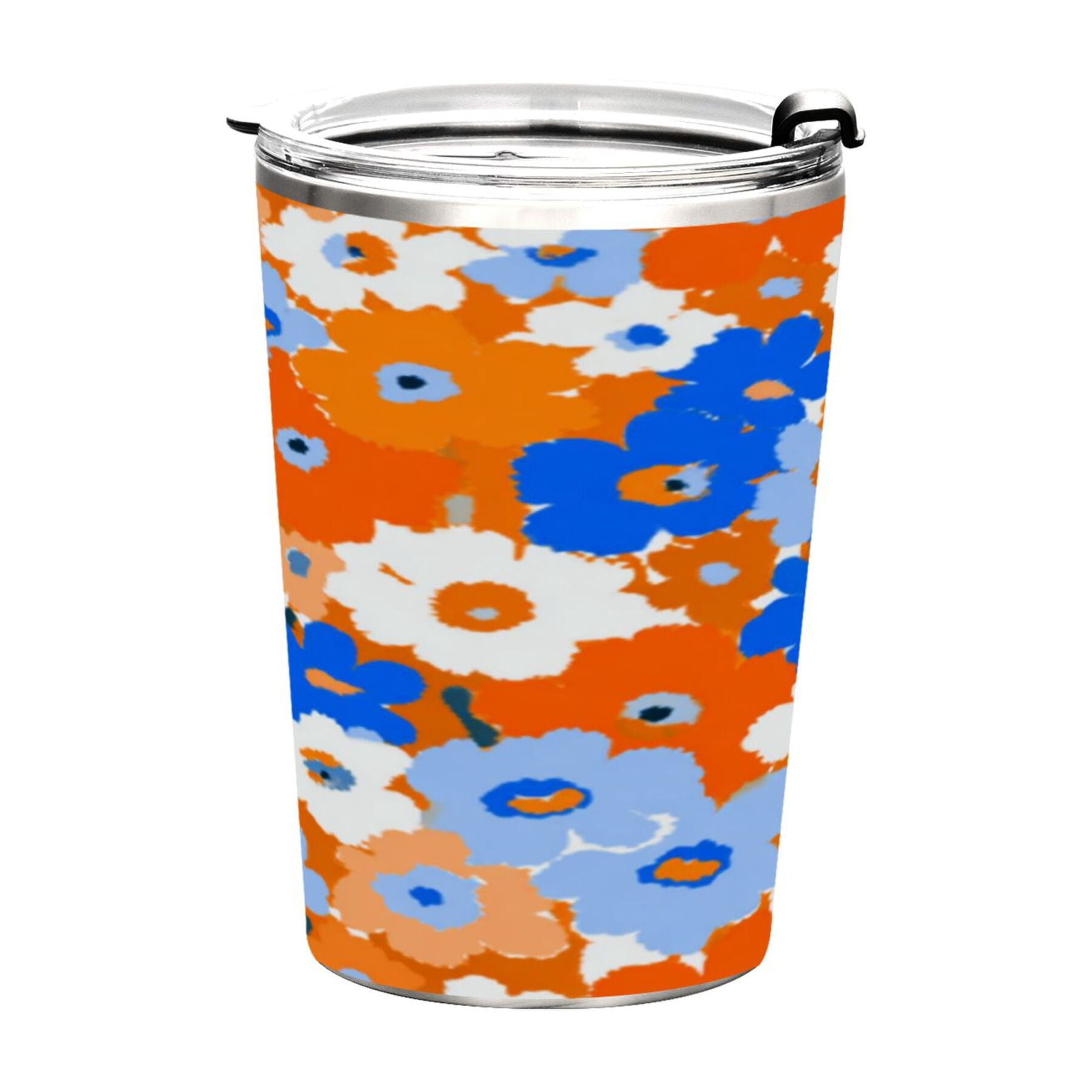 11oz Stainless Steel Tumbler with Straw, Double Wall Insulated Travel ...