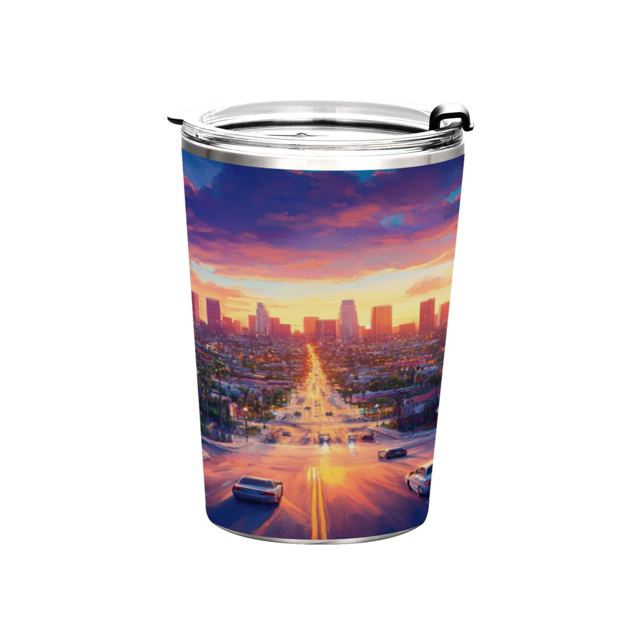 11oz Straw Mugs with Handle and Straw Lid Sports Mugs Car Mugs ...