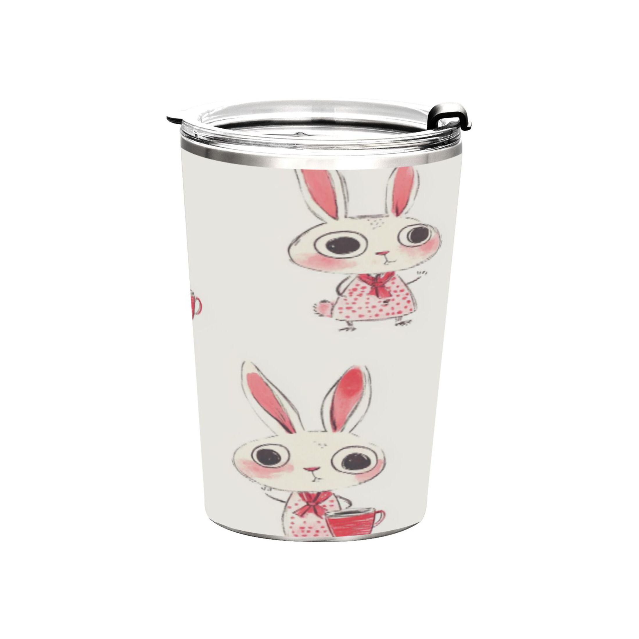 11oz Straw Mugs with Handle and Straw Lid Sports Mugs Car Mugs Cartoon ...