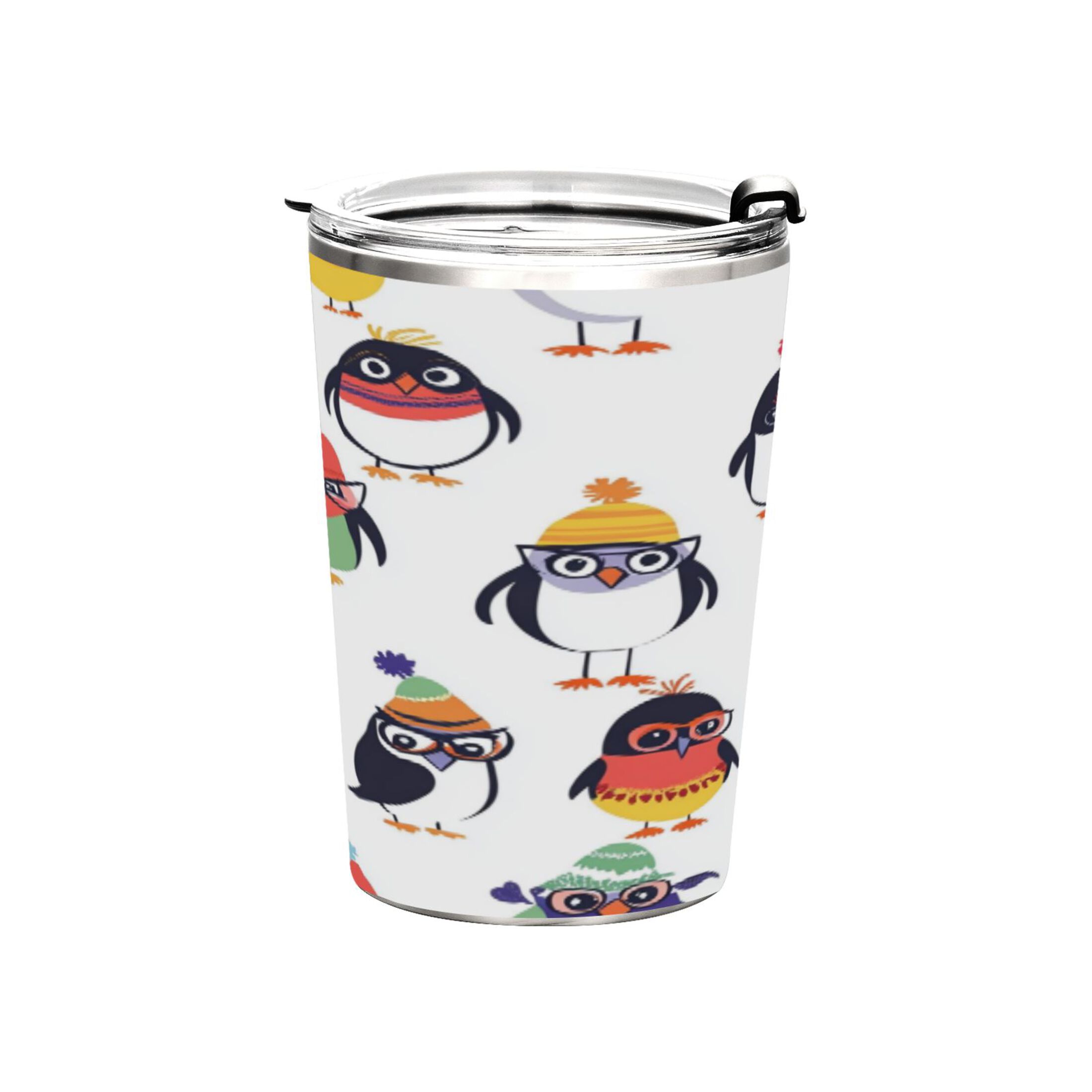 11oz Straw Mugs with Handle and Straw Lid Sports Mugs Car Mugs Cute ...