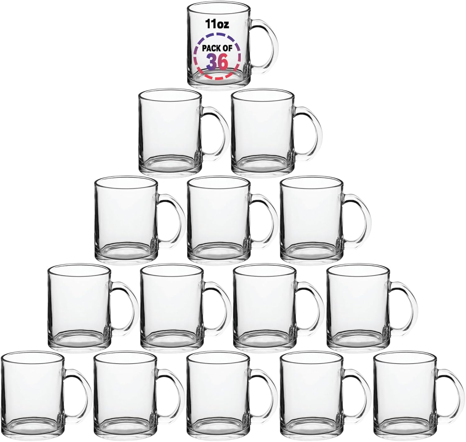 11oz Sublimation Blank Ceramic Coffee Mugs Case of 36 Ideal for Crafts ...
