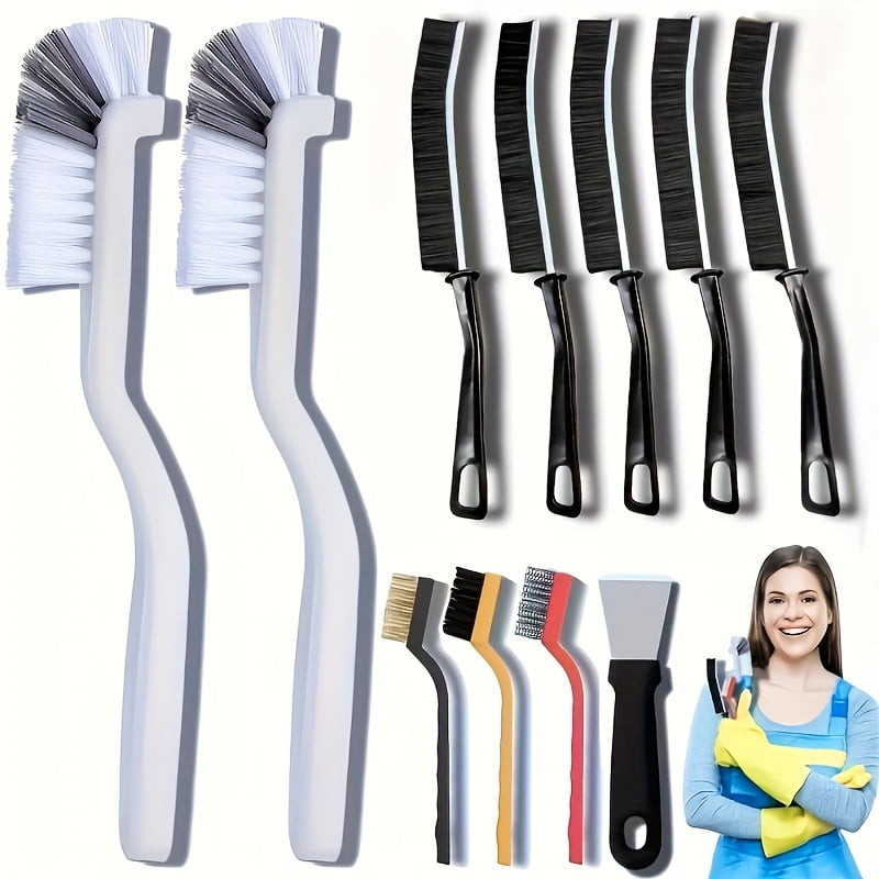 11pcs Cleaning Kit Slit Cleaning Brush - Durable Bristles for Tight ...