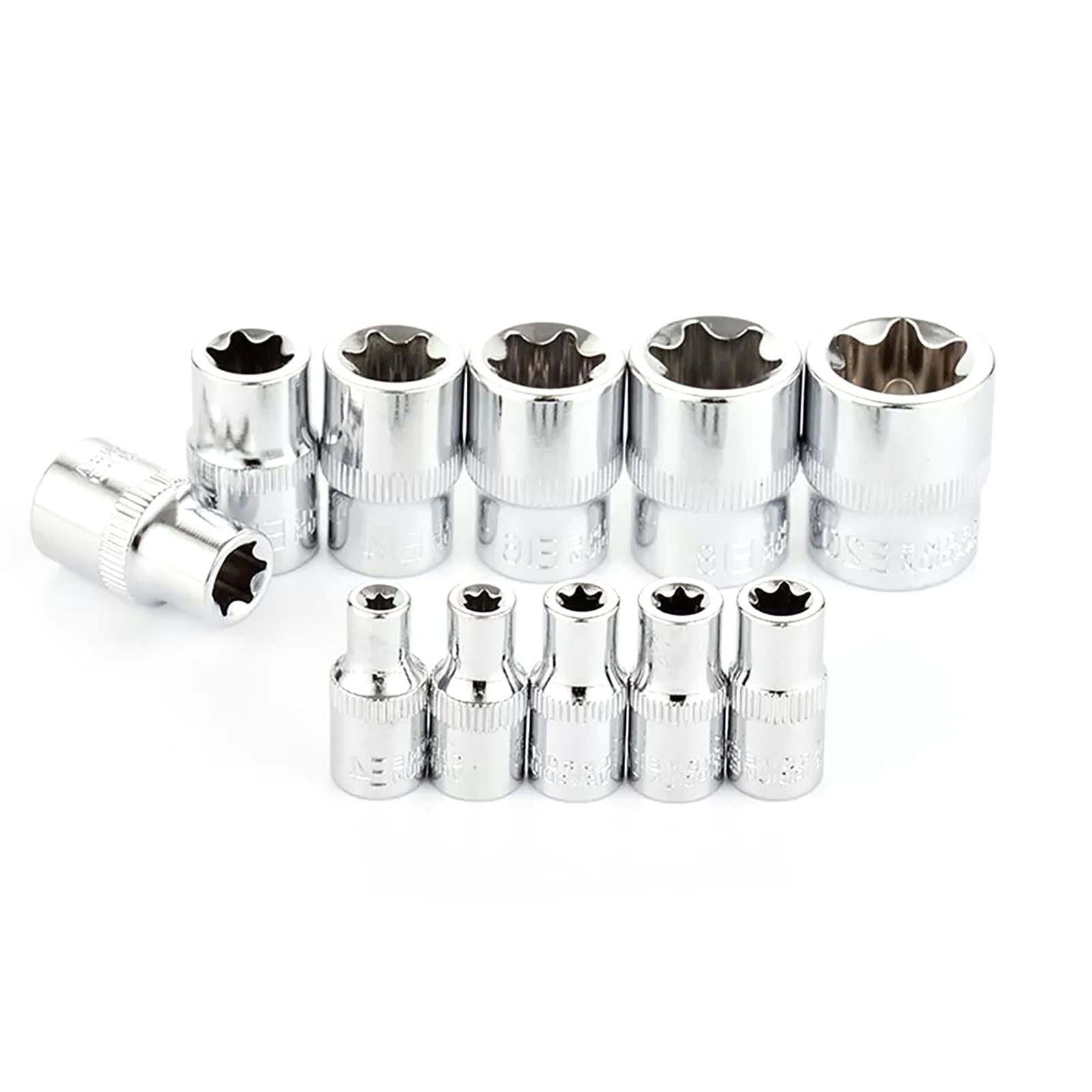 11pcs External Star Socket Set Heat Treated for Hardness (42-48 HRC ...