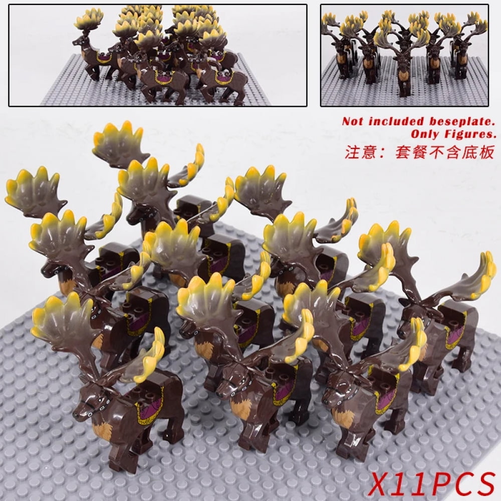 11pcs Medieval Action Figures lotr Soldiers Armored Wolf Rider Upgraded ...