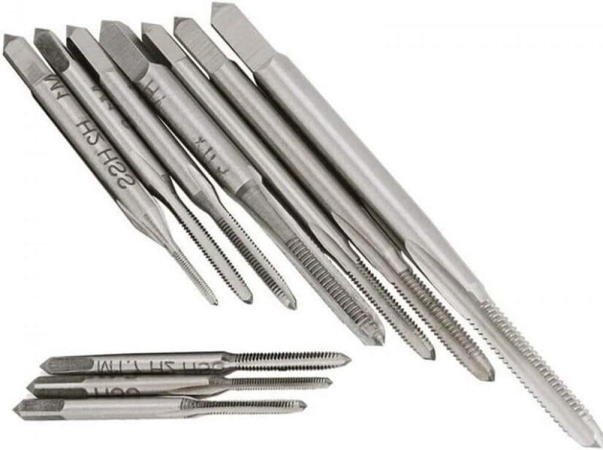 11pcs Micro Taps Bits Mini Machine Screw Drill Tap Set Metric Thread ...