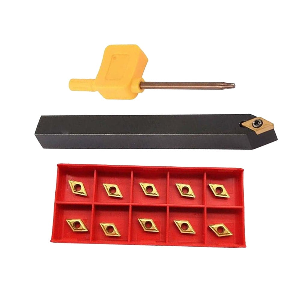 11pcs SDNCN1212H07 Lathe External Turning Tool Holder DCMT070204 BP010 ...