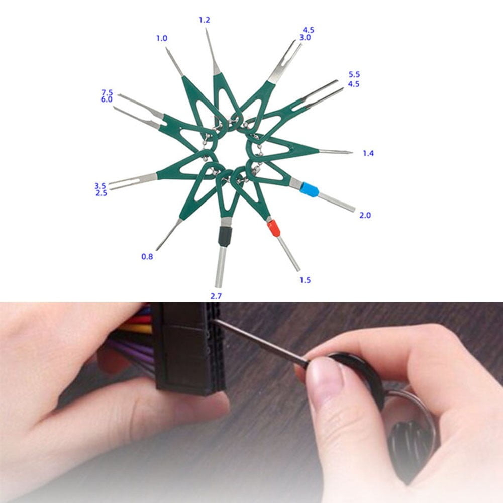 11pcs/Set Car Wire Terminal Removal Tool Crimp Connector Extractor ...