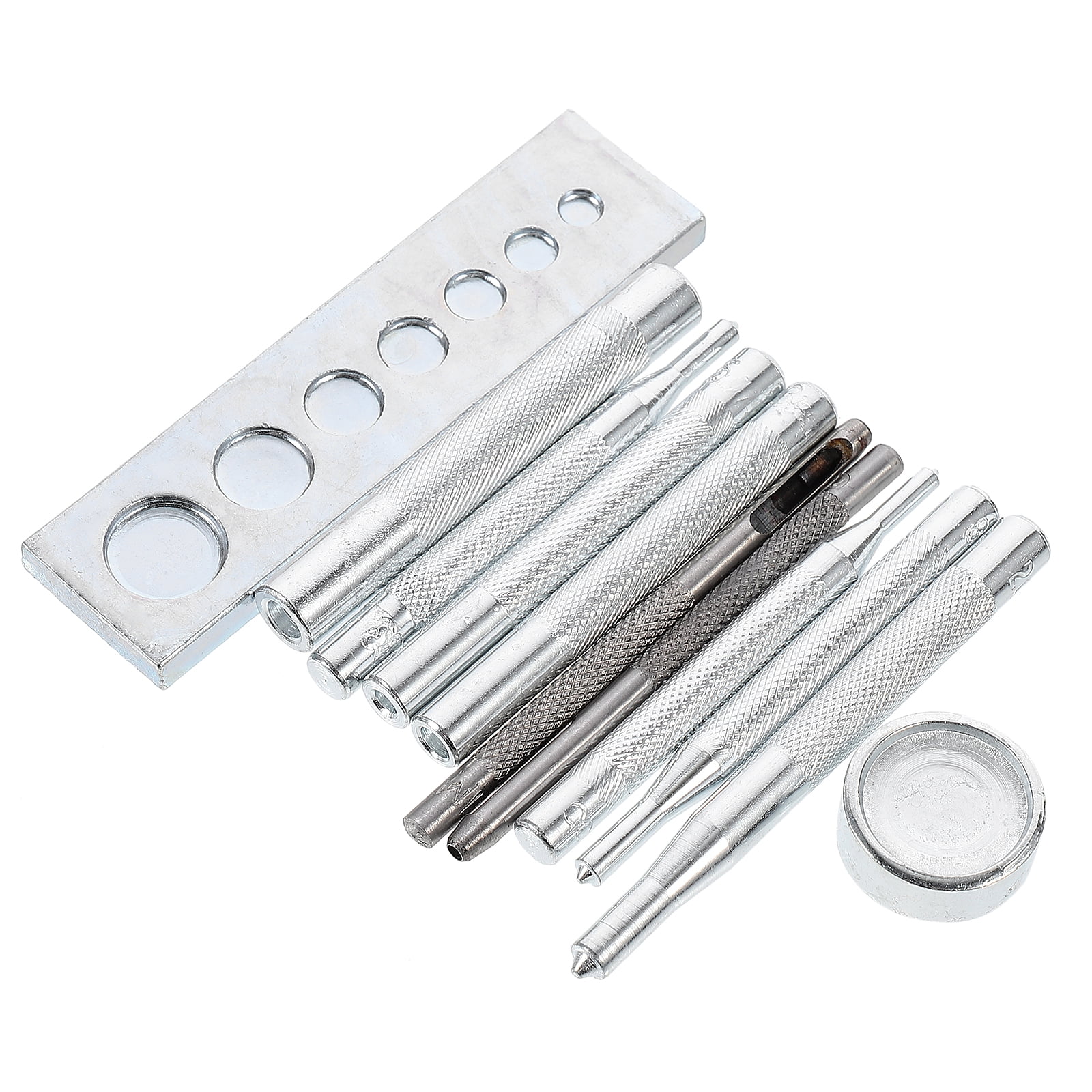 11pcs/Set Metal Snap Button Tool Kit Rivet Punching Tool for Clothing ...