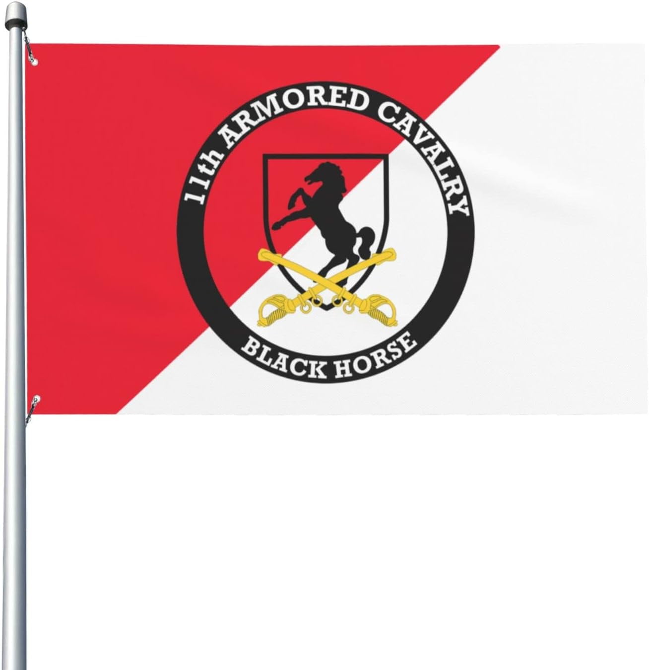 11th Armored Cavalry Regiment Flag 3x5 Ft Garden Flag Double Sided ...