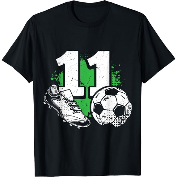 11th Birthday Boy Soccer Player Football 11 Years Old T-Shirt - Walmart.com