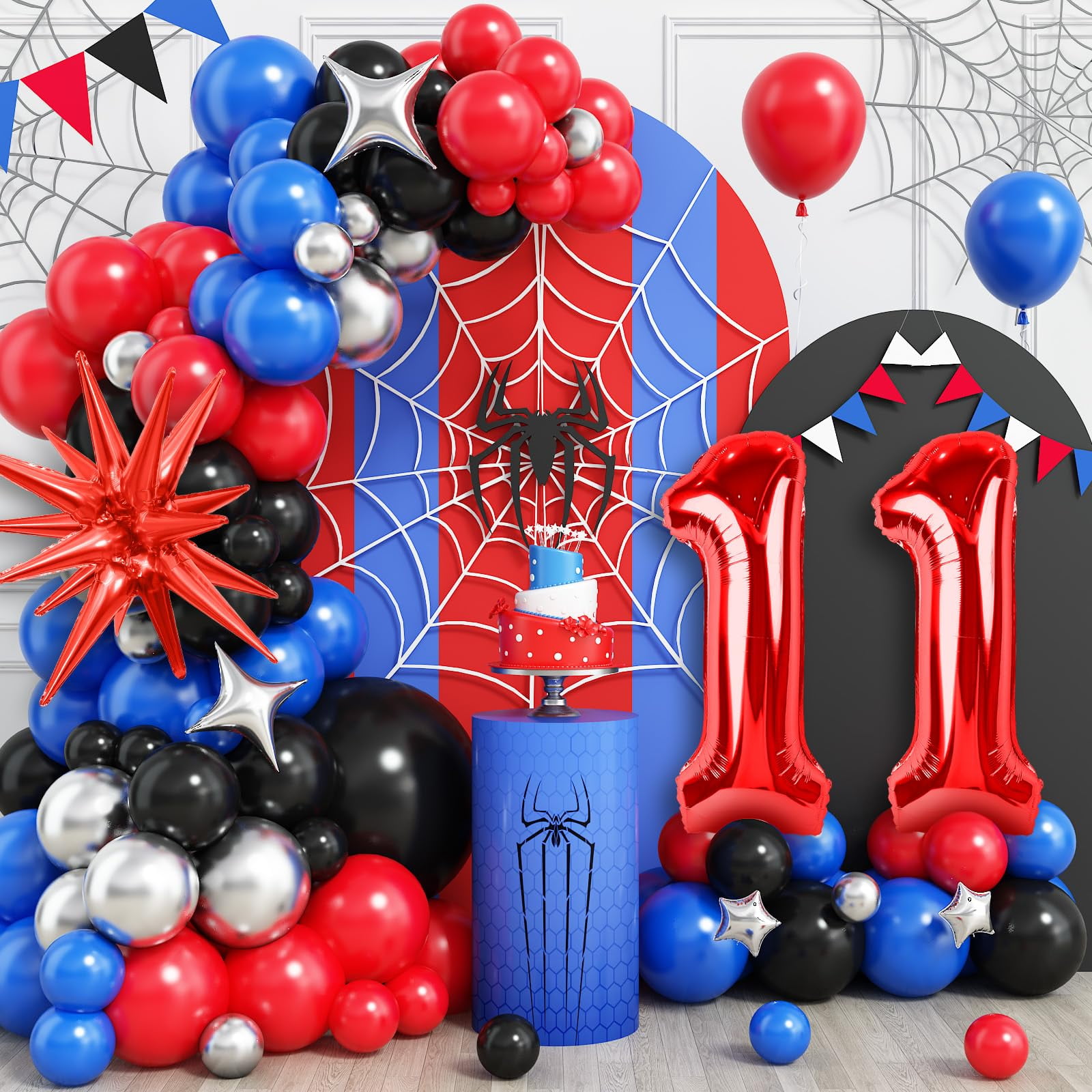 11th Birthday Party Decoration for Boys, 11th Birthday Balloons Arch ...