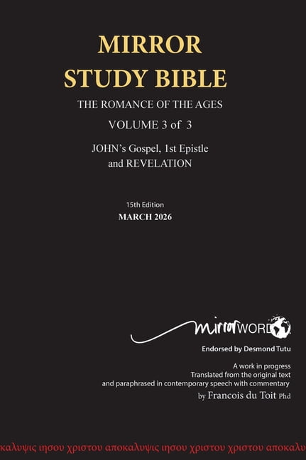 11th Edition Hardback MIRROR STUDY BIBLE VOL 3 Updated December 2023 ...
