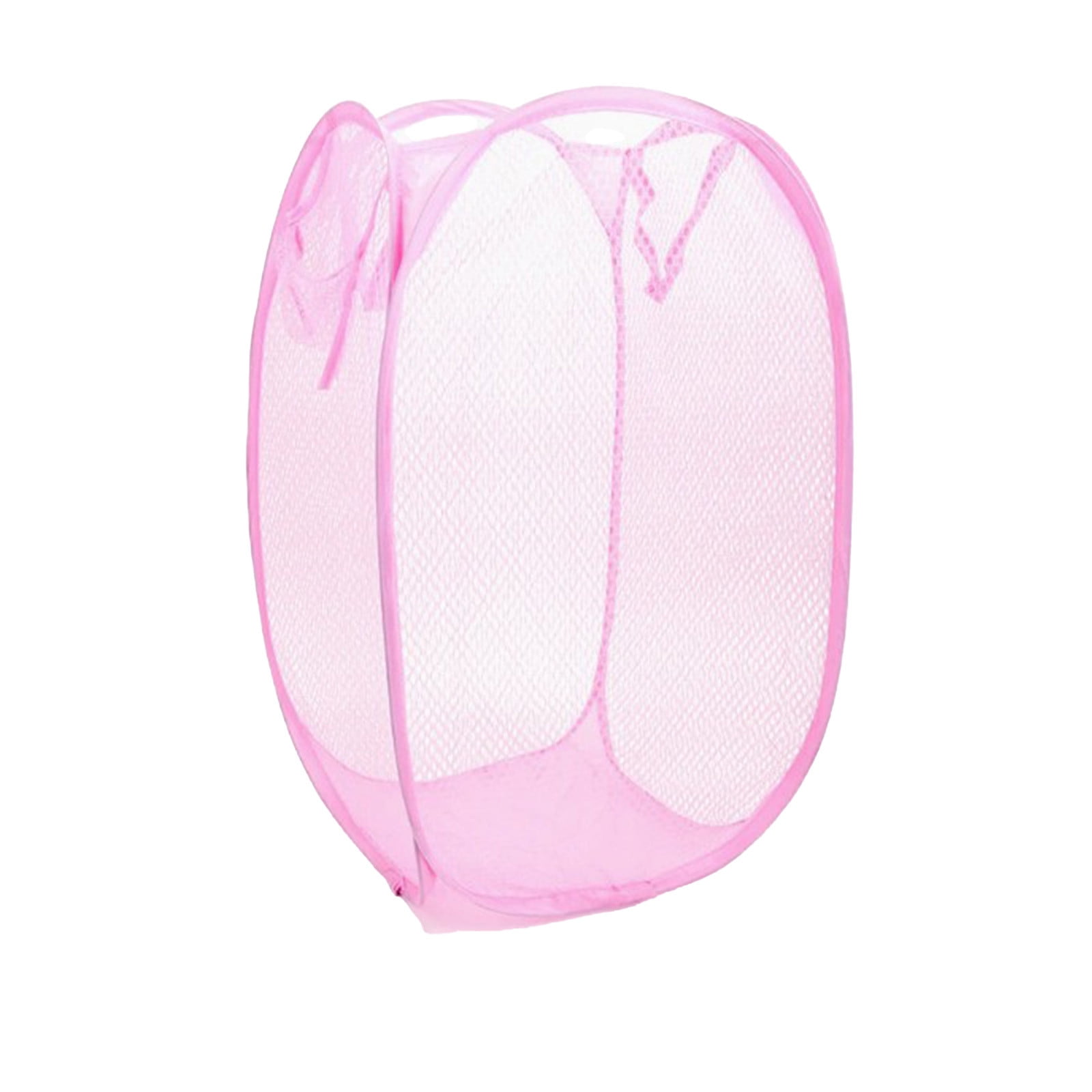11x 11x 16 inch Pop-Up Laundry Basket Features A Breathable Mesh Design ...
