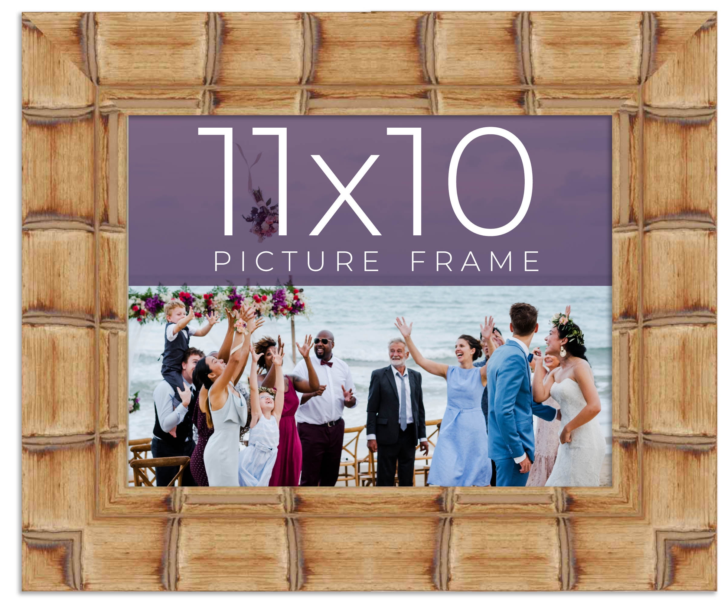 11x10 Frame Beige Real Wood Picture Frame Width 3 inches | Interior ...