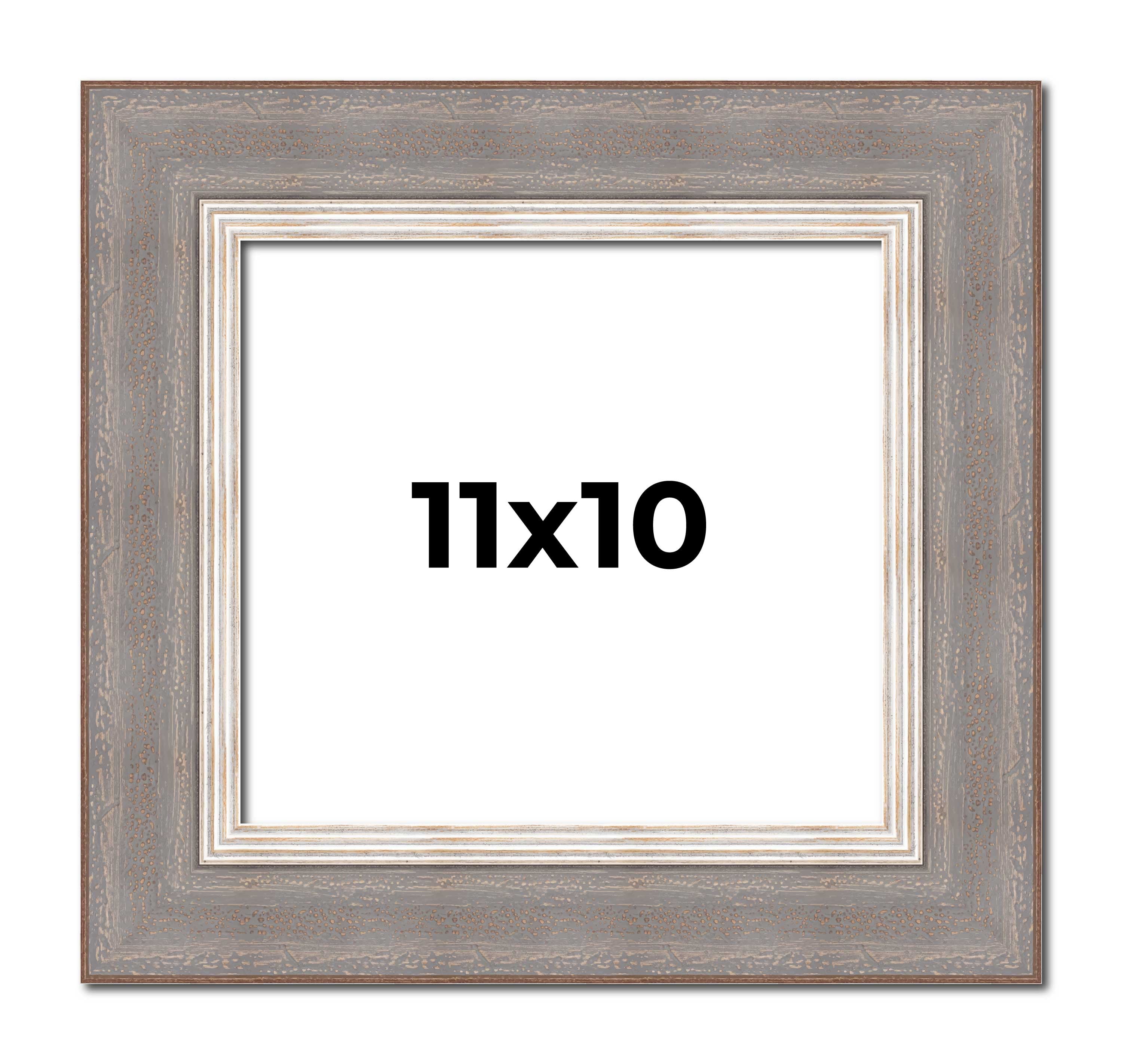 11x10 Frame Grey Real Wood Picture Frame Width 2.75 Inches | Interior ...