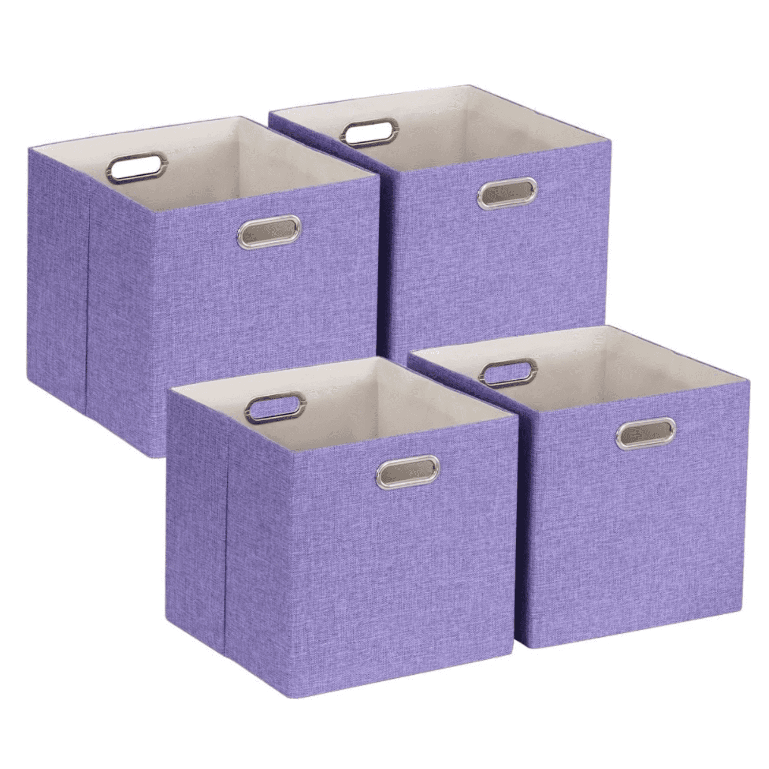11x11 Cube Storage Bins, Collapsible Fabric Storage Cubes, Cubby ...