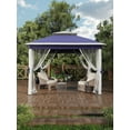 11x11 PopUp Gazebo, Outdoor Canopy Tent, Instant Screened Shelter with ...