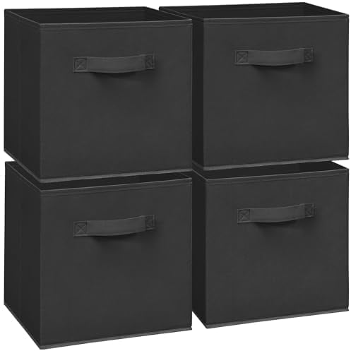 11x11 Storage Bins, Set of 3 Storage Cubes, Collapsible Cube Storage ...
